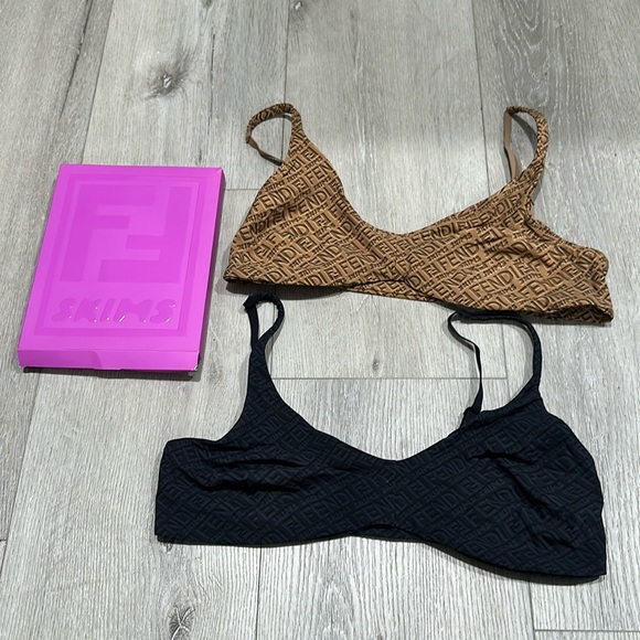Fendi | Intimates & Sleepwear | Nwt Skims X Fendi Skimpy Skoop Pack ...